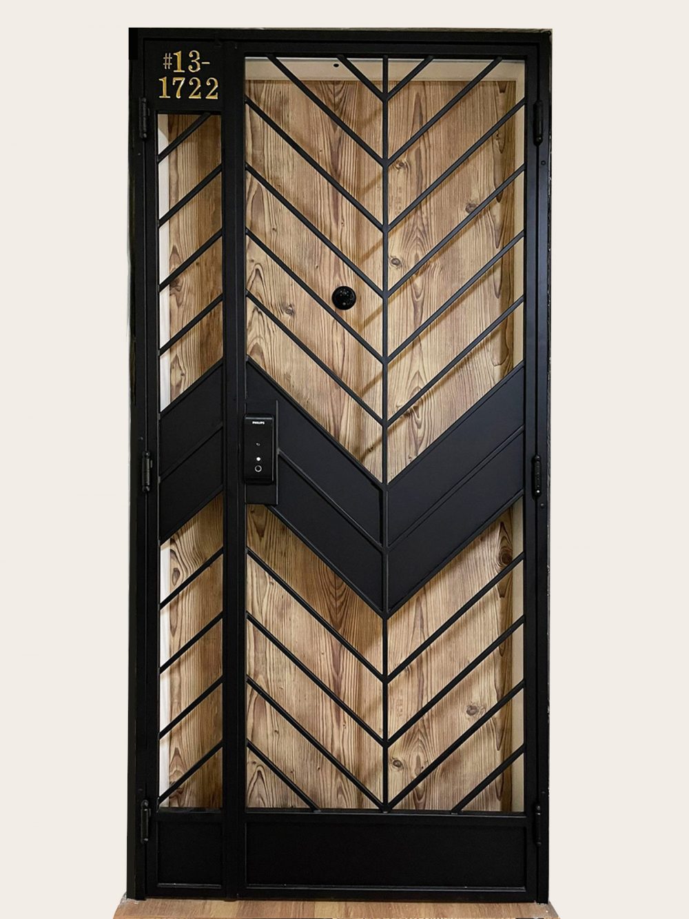 Horizontal Uneven Line Design Gate | Gate Specialist in Singapore