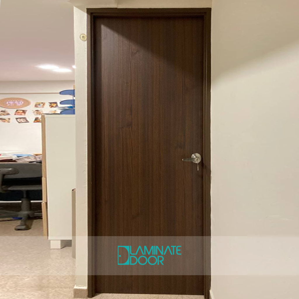 HDB Full Solid Laminate Bedroom Doors | Modern Bedroom Door Designs
