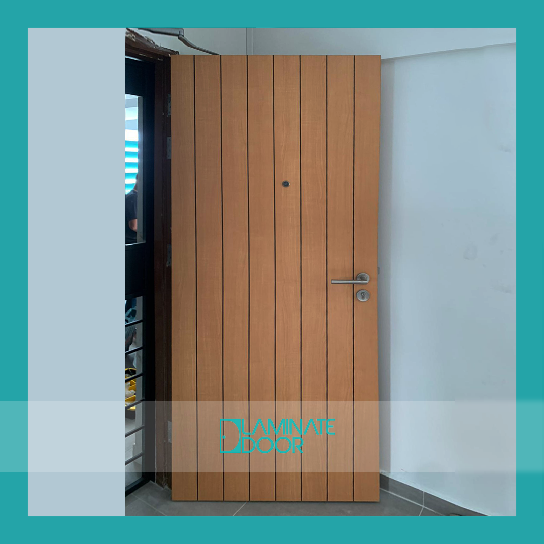 Hagane Line Design Main Door 204 | Laminate Door