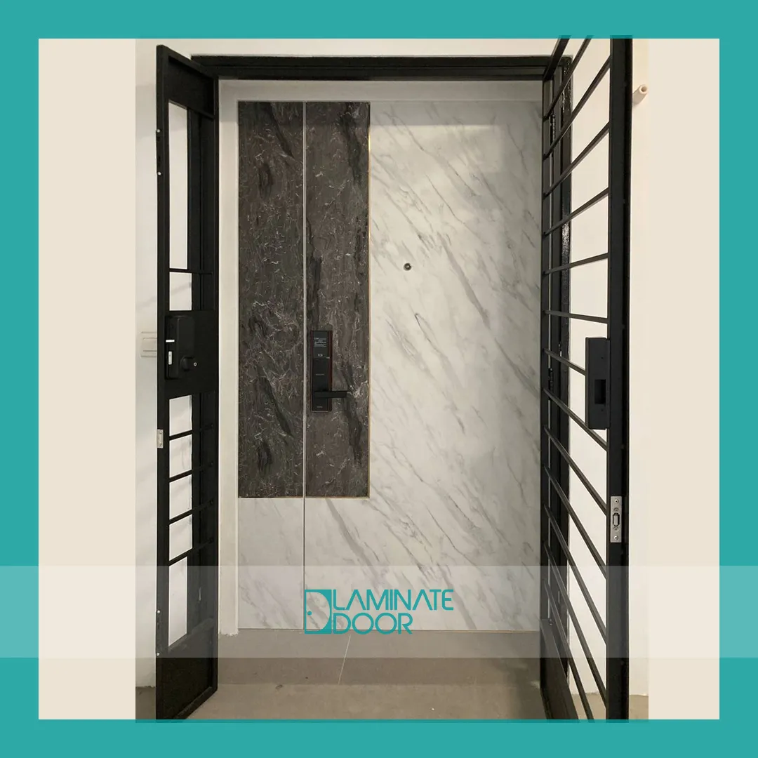 HDB Main Door | Two Tone Design Laminate Door