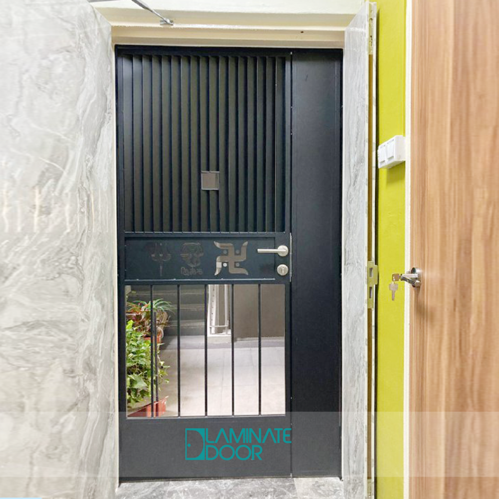 Privacy Gate HDB with Half Louvre Design | 2025 Catalogue