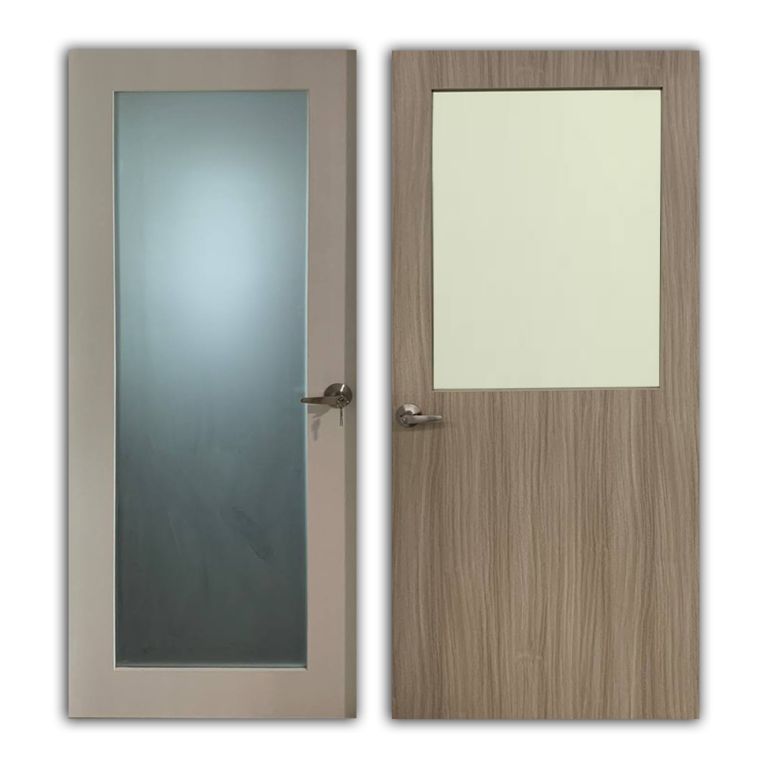 Office Glass Door SG | Wooden Office Doors With Glass Panel
