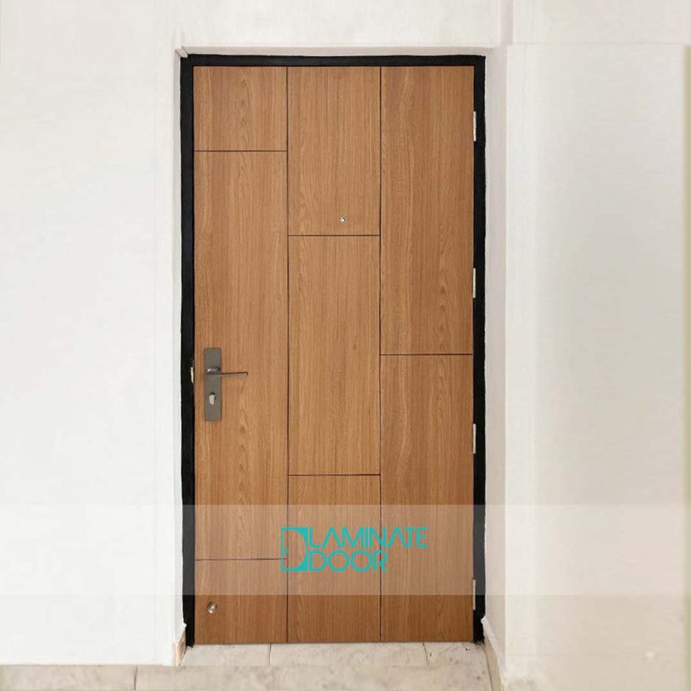 Hagane Line Design Main Door 204 | Laminate Door