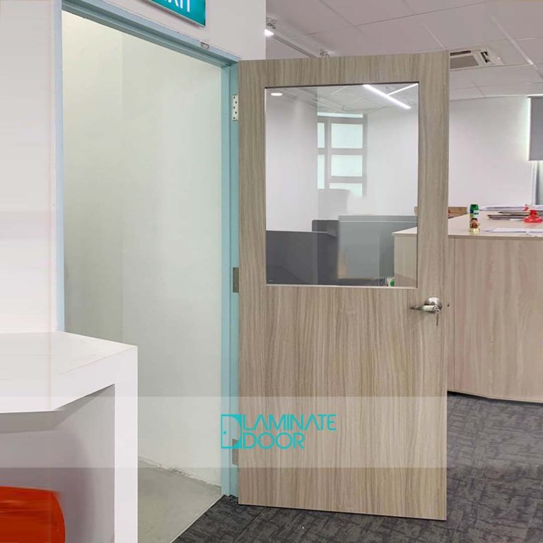 Office Glass Door Singapore | Wood Office Doors With Glass Panel