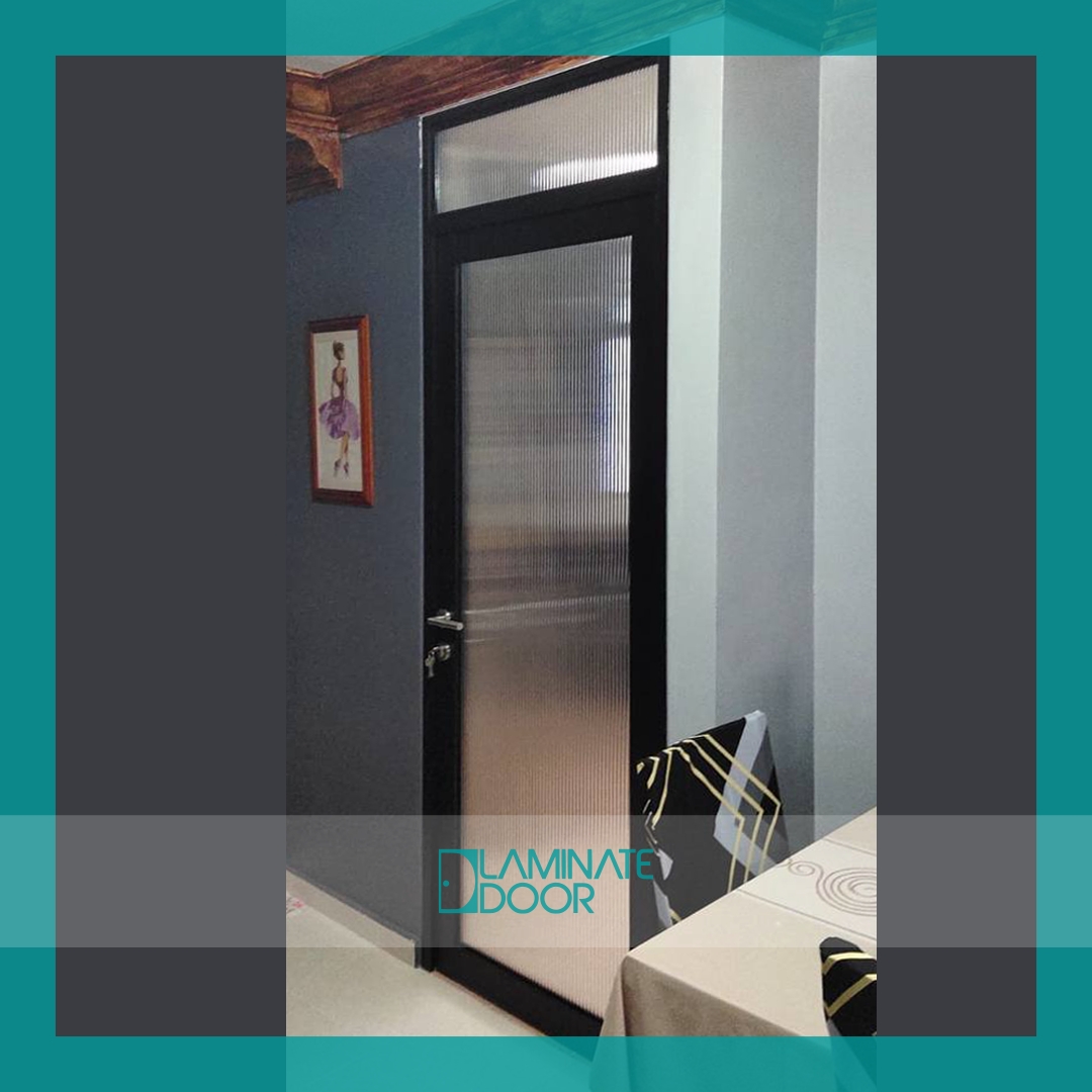 Aluminium Door With Acrylic Panel | Single Swing Door | Aluminium door