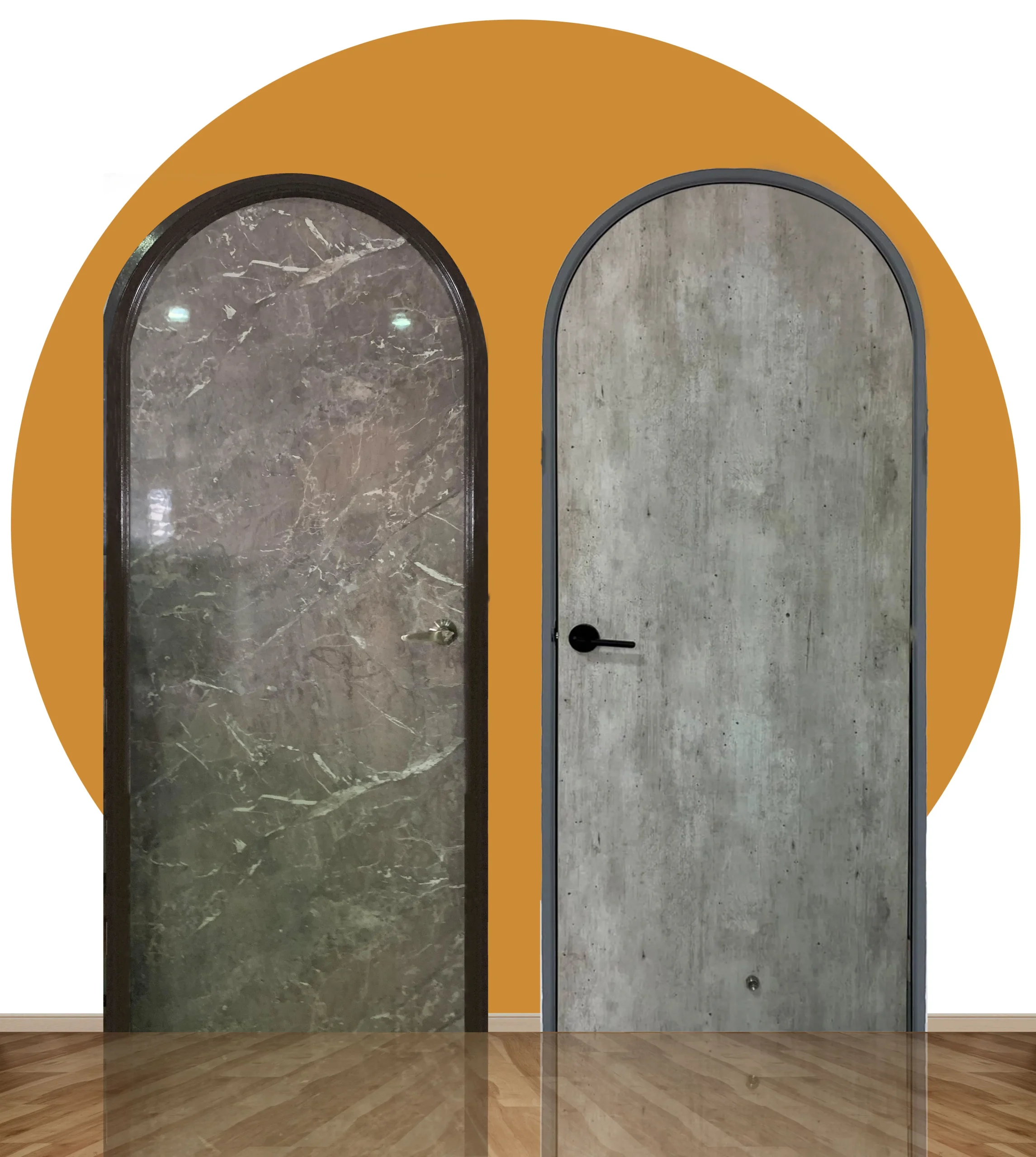 Circle Top Bedroom Door | Round Top Bedroom Doors | Arc Design Doors